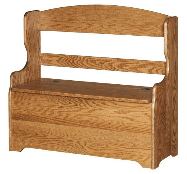 Large Deacons Bench with Storage (Glix #67) - Our Country Hearts