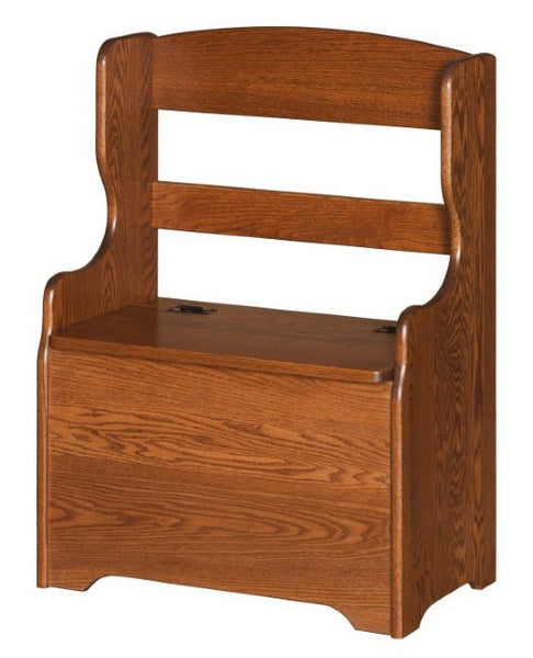 Small Deacons Bench with Storage (Glix #68) - Our Country Hearts